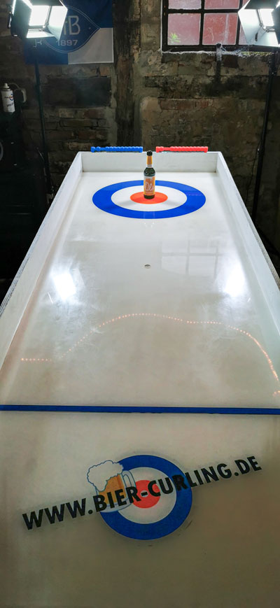 Bier-Curling | Bier und Spaß