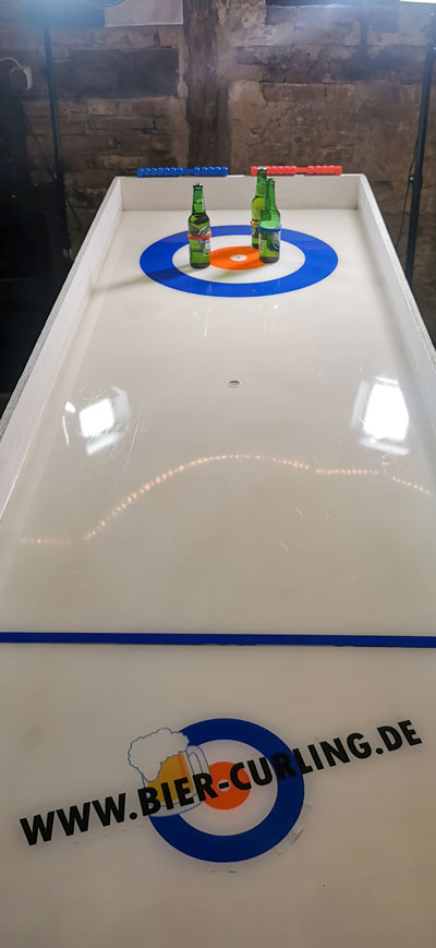 Bier-Curling | Bier und Spaß